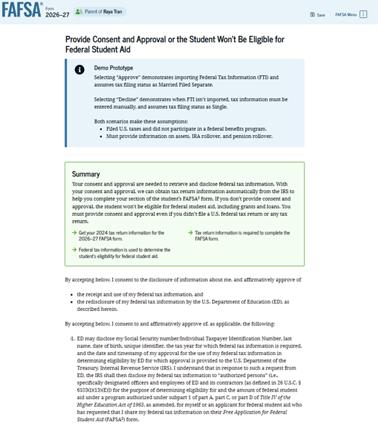 How to Answer Other Parent Income & Tax Info Questions - Other Parent's Filing Status & Tax ...